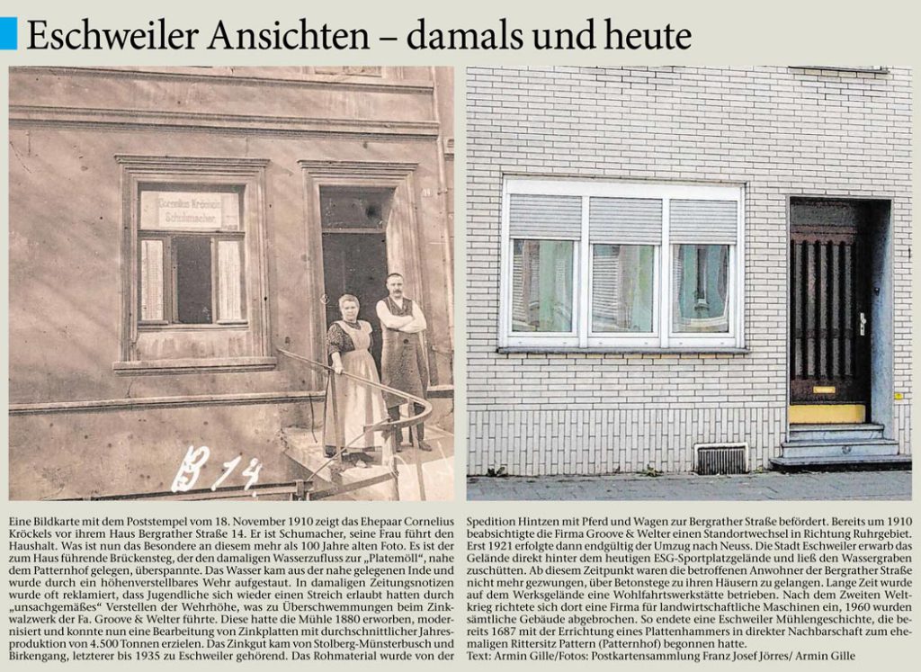 Eschweiler Ansichten damals und heute – Eschweiler Geschichtsverein e.V.